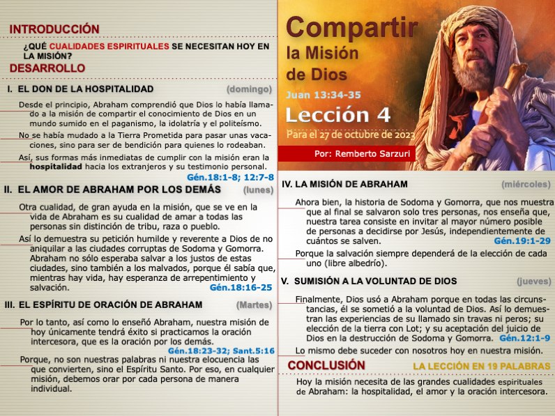 Resumen Lección de Escuela Sabática - CUARTO Trimestre 2025 - PowerPoint y PDF